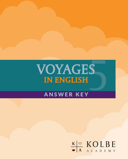 Voyages in English 5 Answer Key – Kolbe Academy Bookstore