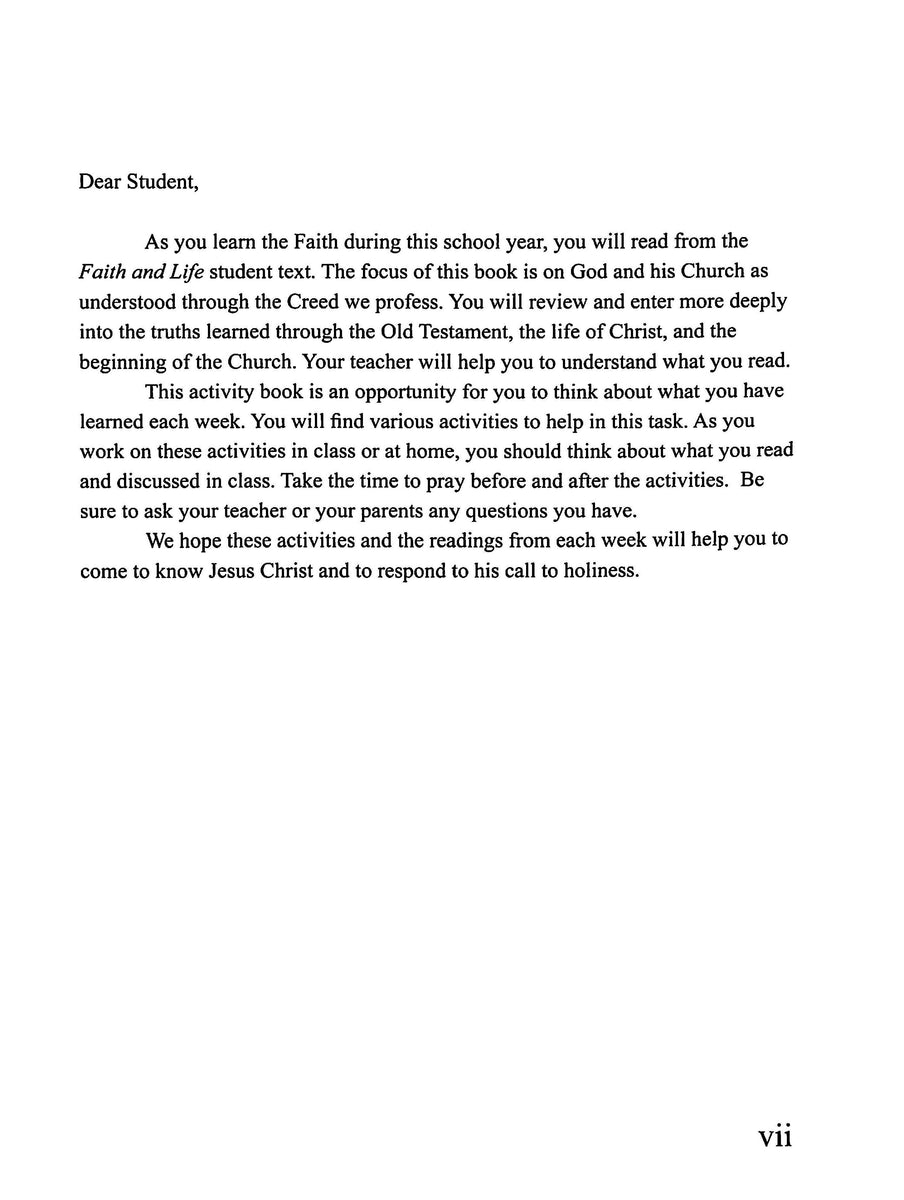 Credo: I Believe Activity Book – Kolbe Academy Bookstore