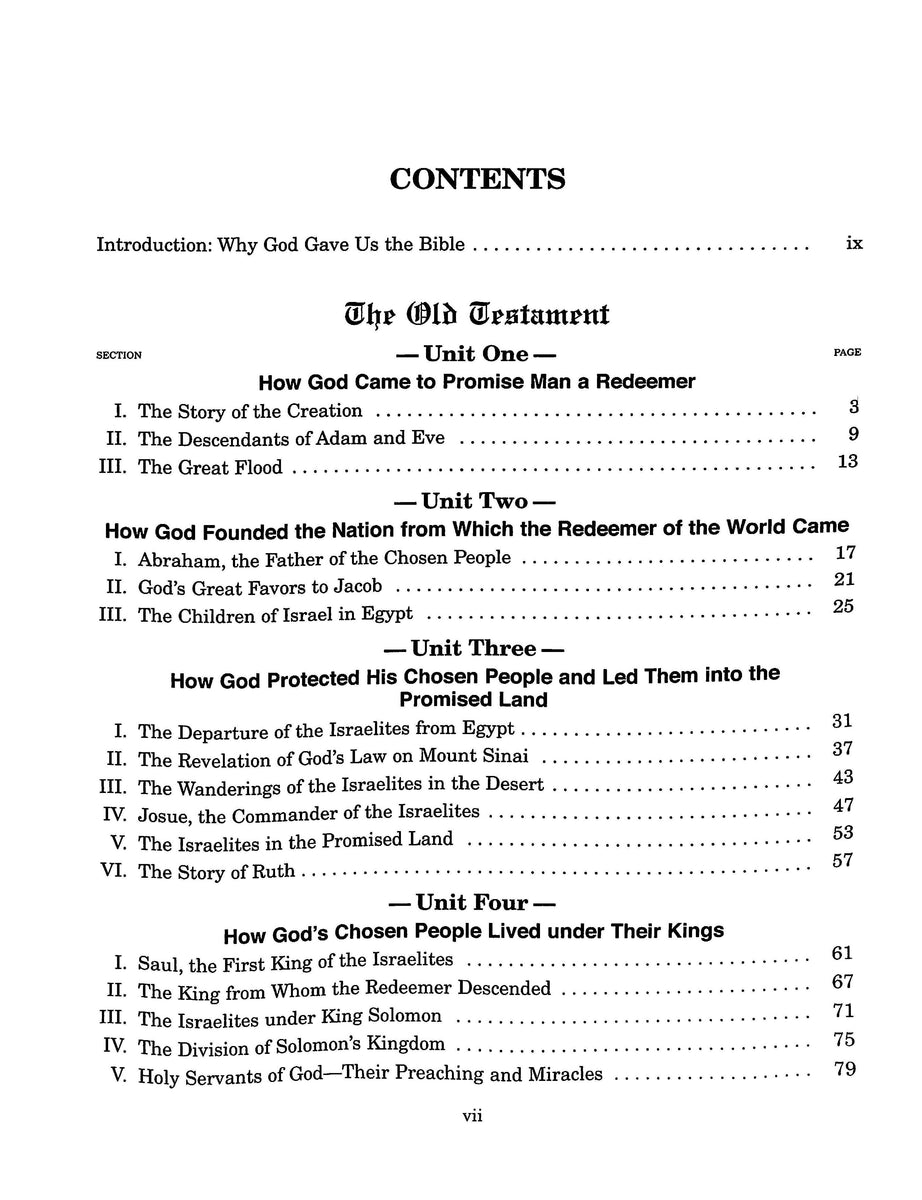 Bible History Workbook – Kolbe Academy Bookstore