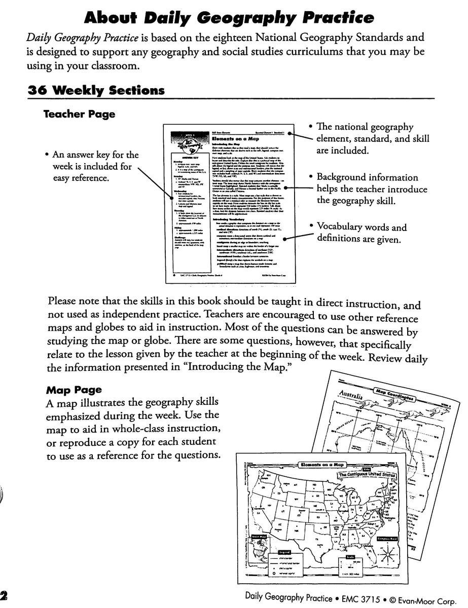 Daily Geography Practice 6 Teacher Manual – Kolbe Academy Bookstore
