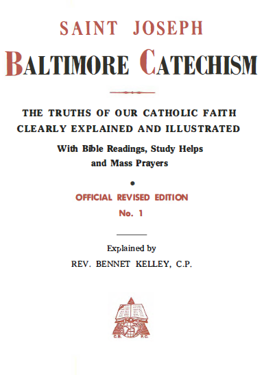 Saint Joseph Baltimore Catechism #1 – Kolbe Academy Bookstore