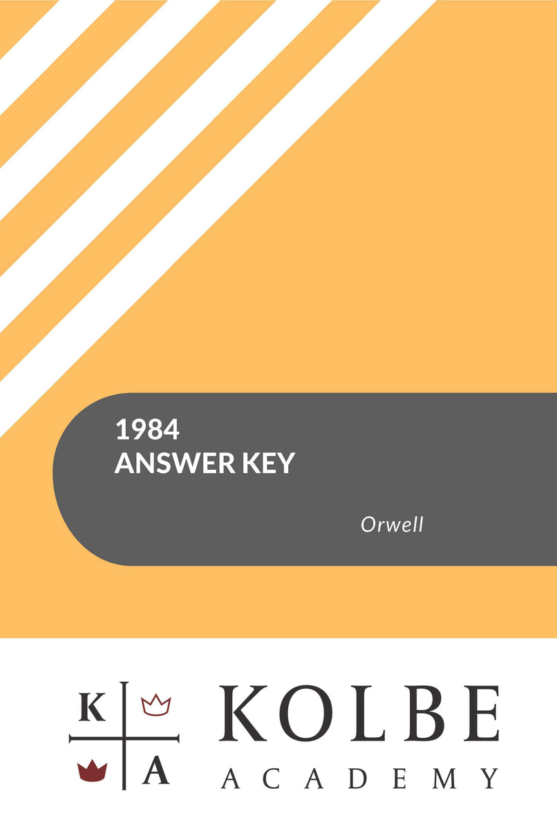1984 Study Guide – Kolbe Academy Bookstore