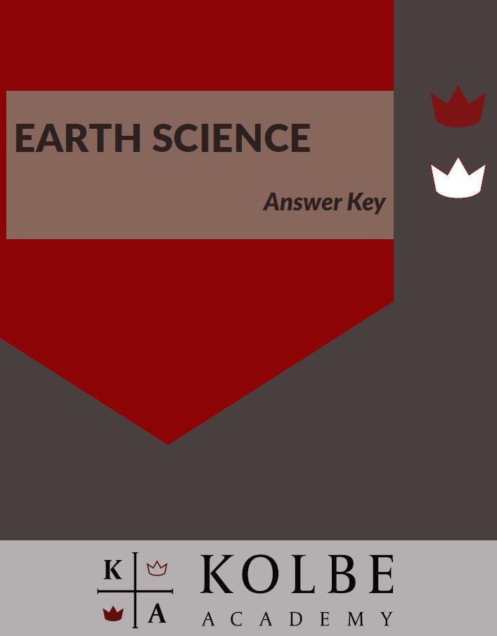 Earth Science Answer Key – Kolbe Academy Bookstore