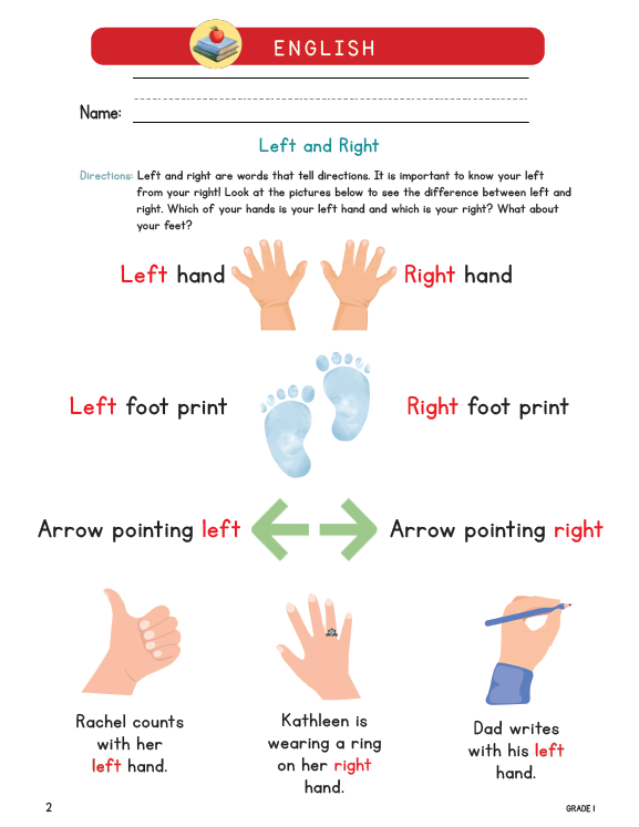 Kolbe English Grade 1 Student Book – Kolbe Academy Bookstore