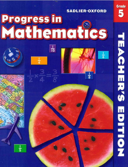 Progress in Mathematics 5 Teacher Edition – Kolbe Academy Bookstore