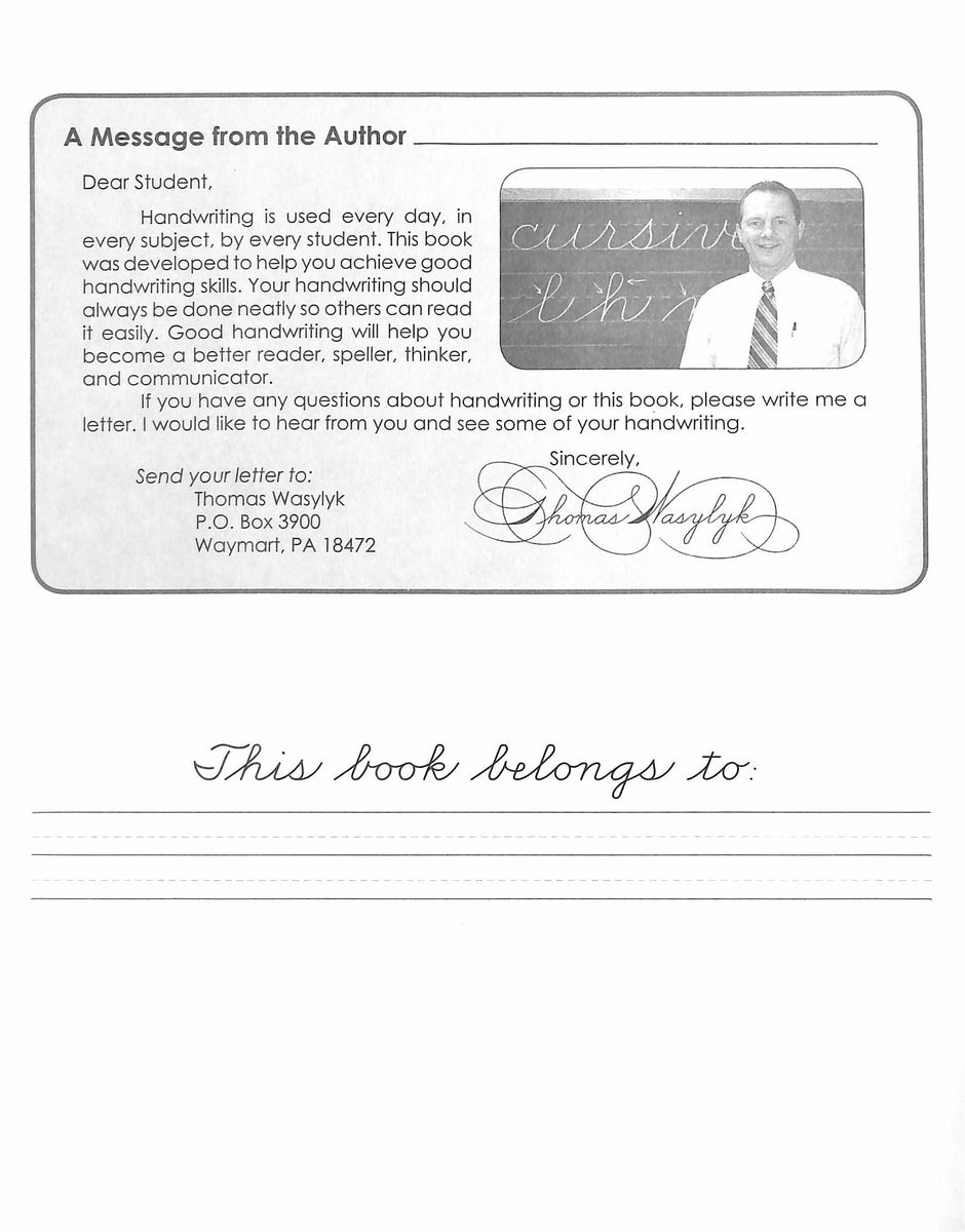 Writing Our Catholic Faith - Grade 5 Cursive Writing – Kolbe Academy ...