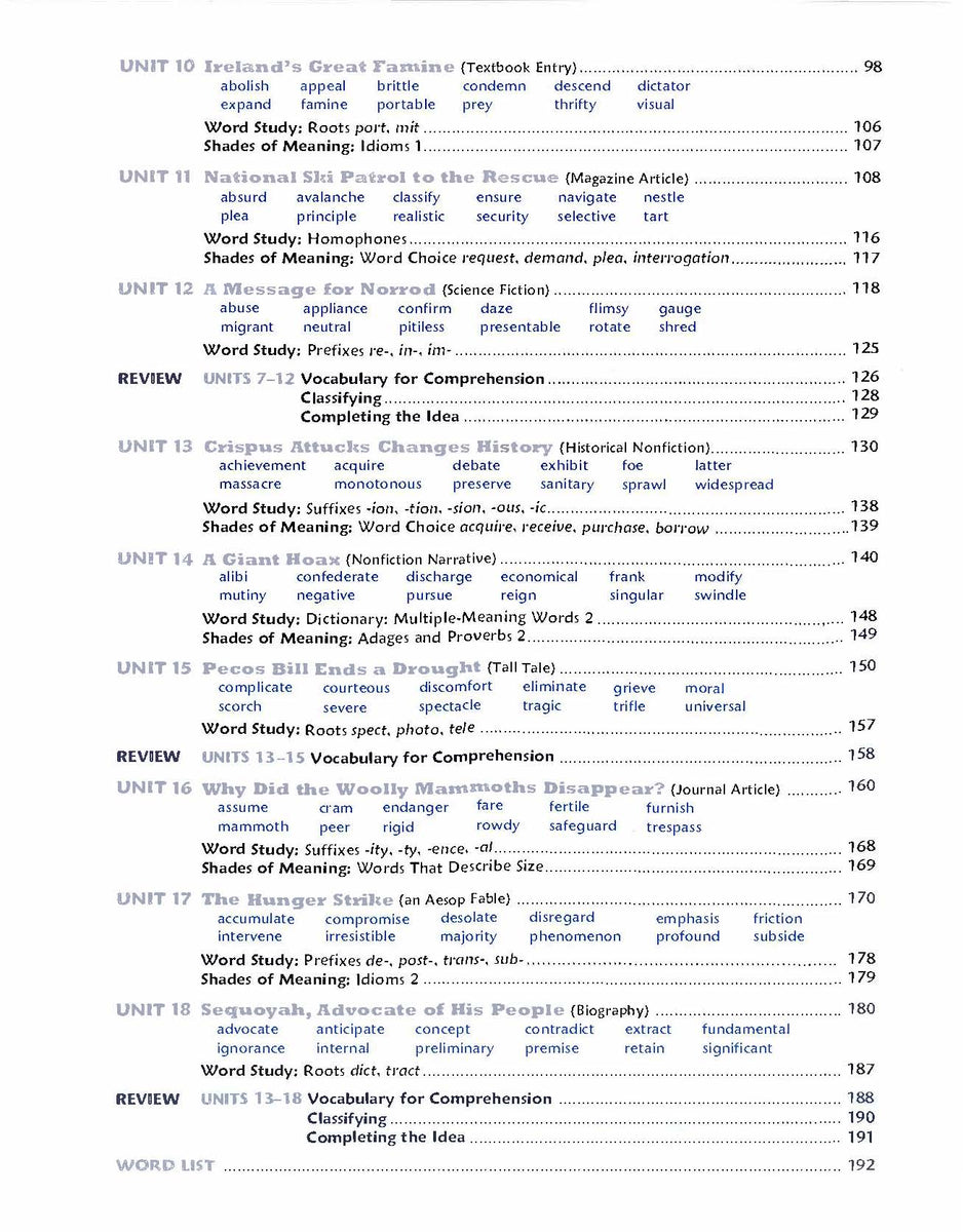 Sadlier Vocabulary Workshop Level Blue Workbook – Kolbe Academy Bookstore