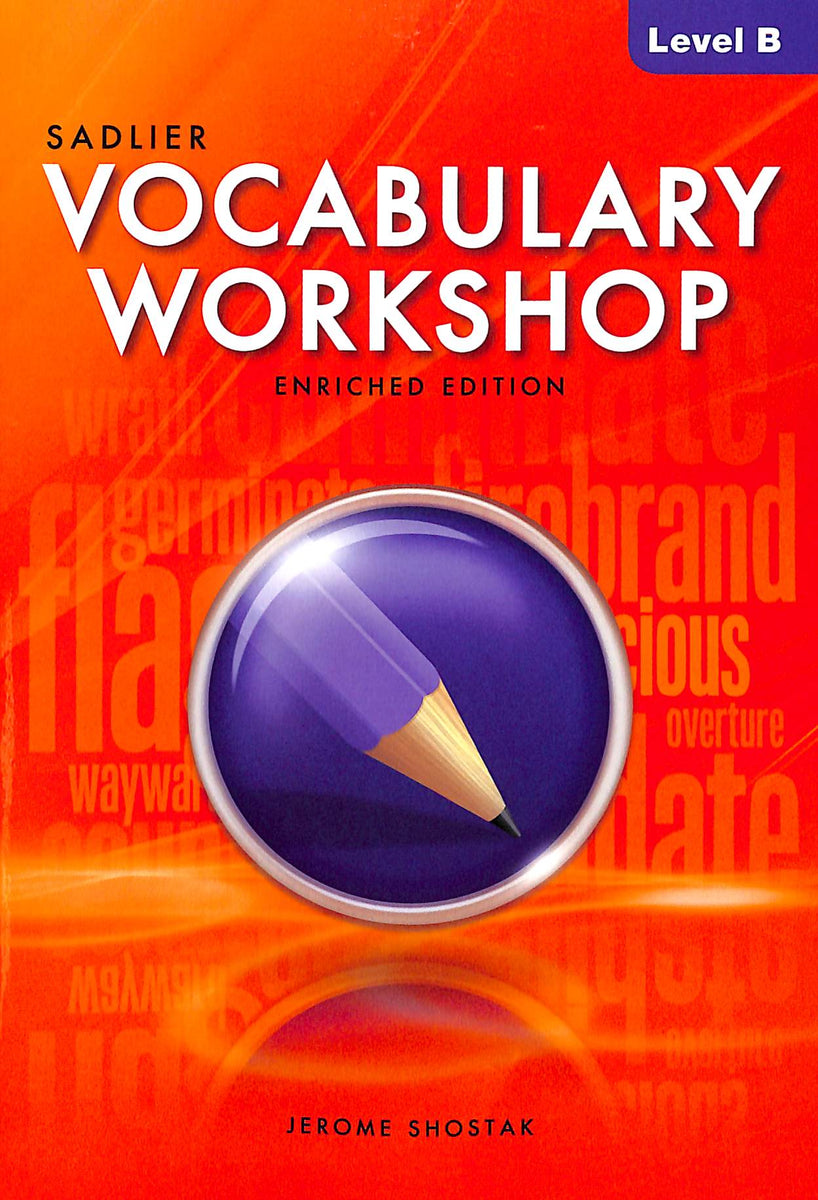 Sadlier Vocabulary Workshop Level B Workbook – Kolbe Academy Bookstore