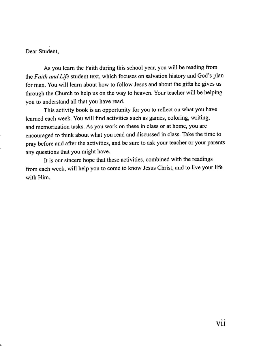 Jesus Our Guide Activity Book – Kolbe Academy Bookstore