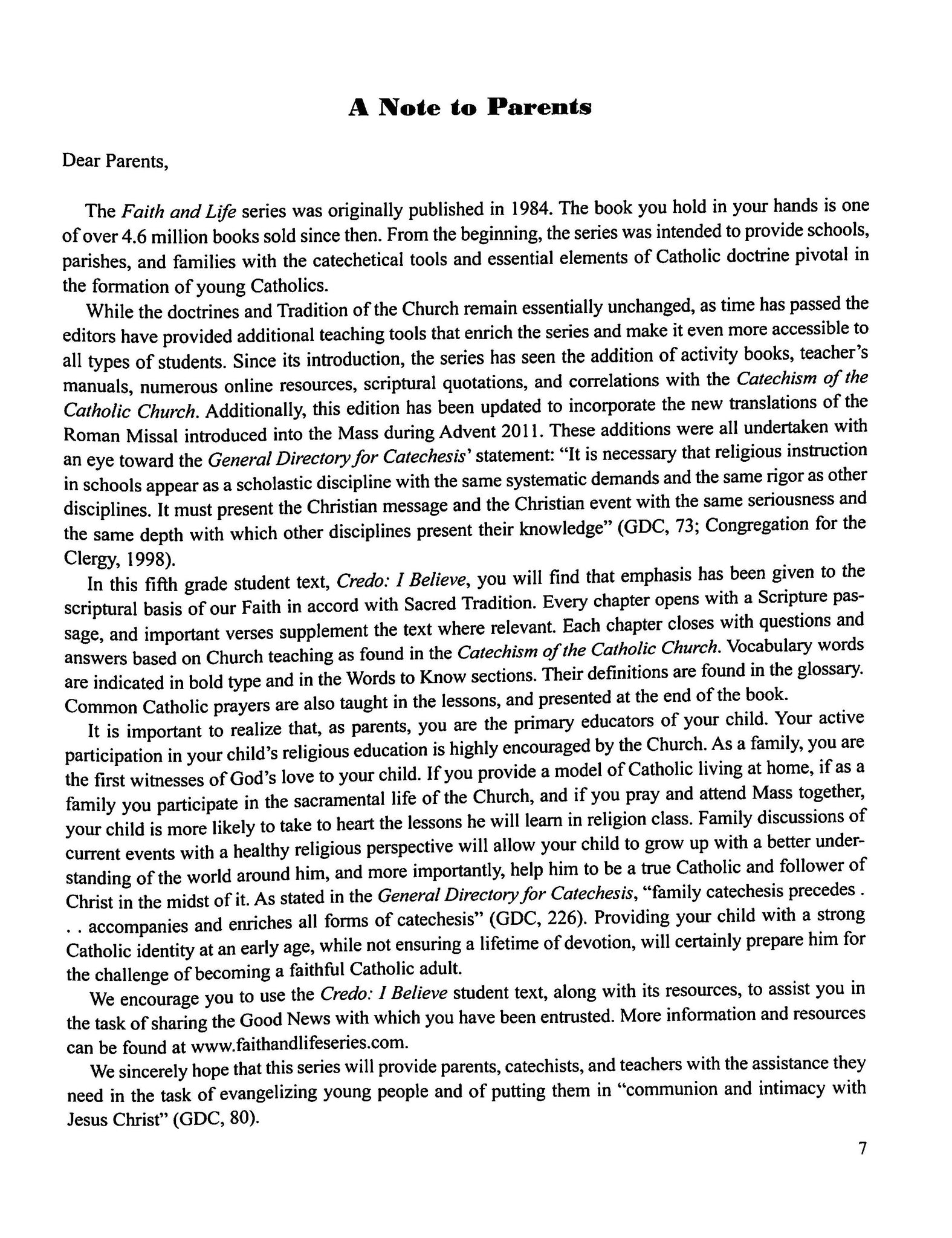 Credo: I Believe Student Textbook – Kolbe Academy Bookstore