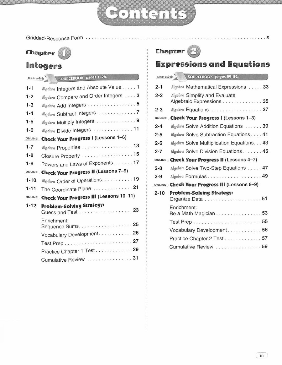 Fundamentals of Algebra Practice Book – Kolbe Academy Bookstore