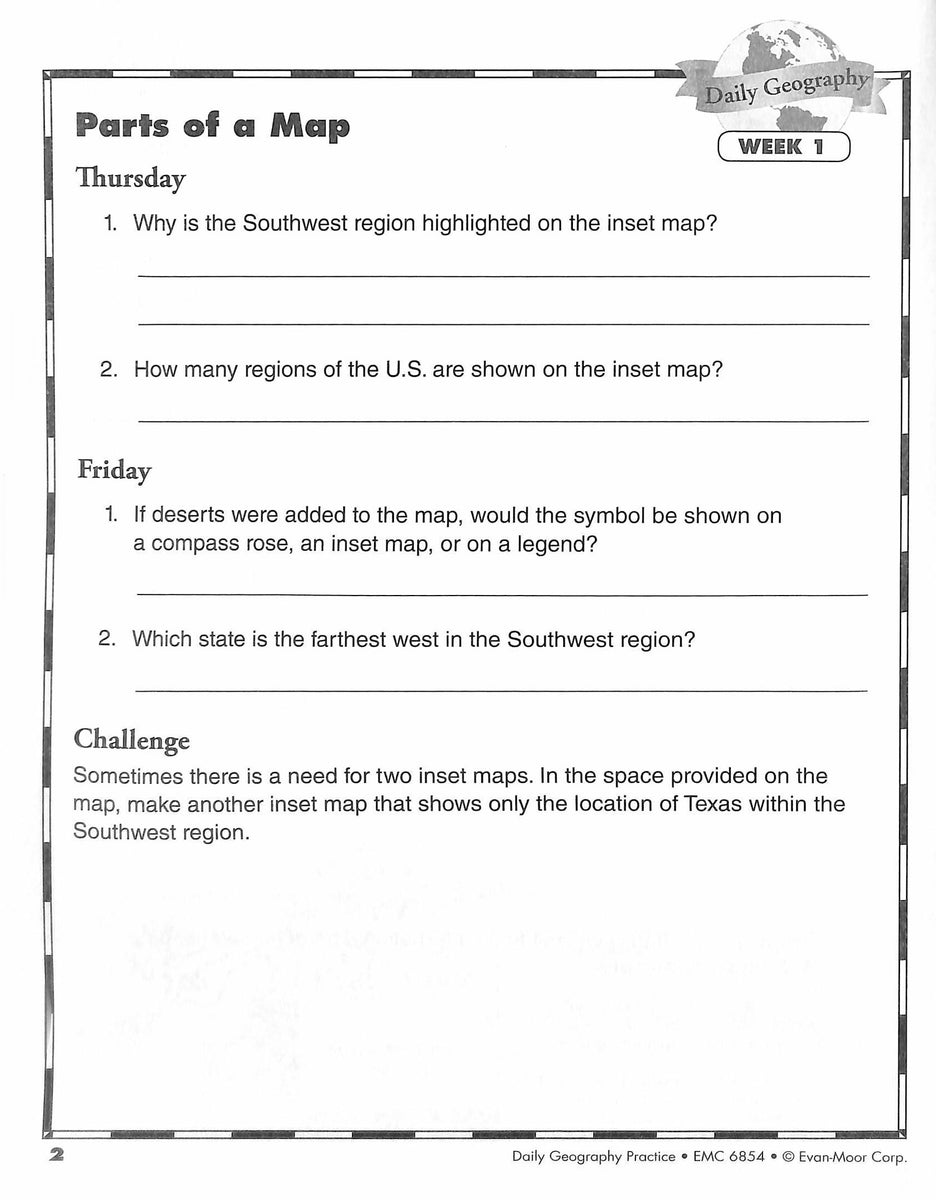 Daily Geography Practice 4 Workbook – Kolbe Academy Bookstore