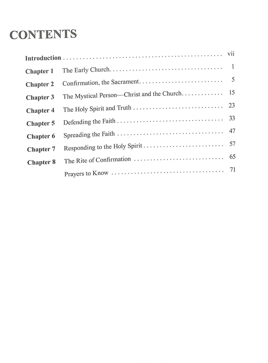 Spreading and Defending the Faith Confirmation Workbook – Kolbe Academy ...