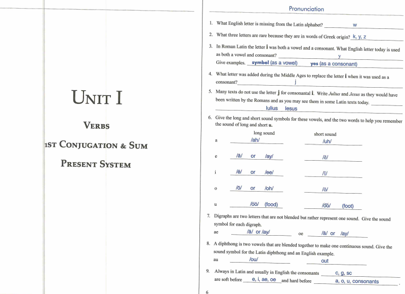 First Form Latin Teacher Key – Kolbe Academy Bookstore