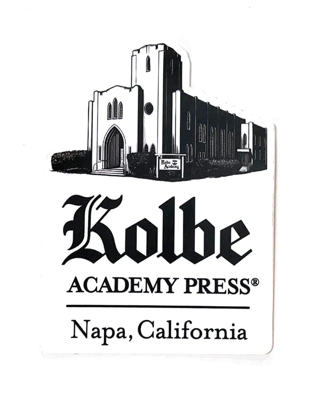 Kolbe Academy Sticker - Building Portrait – Kolbe Academy Bookstore